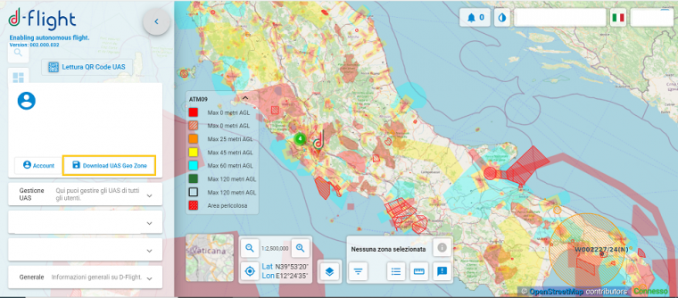 D-Flight: Disponibili le Zone Geografiche UAS nel formato standard ...